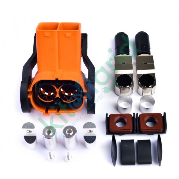 Power connector 2 ways set, 1kV 250A nominal